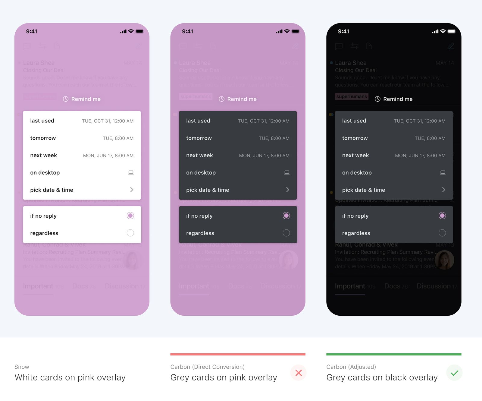 How to design delightful dark themes