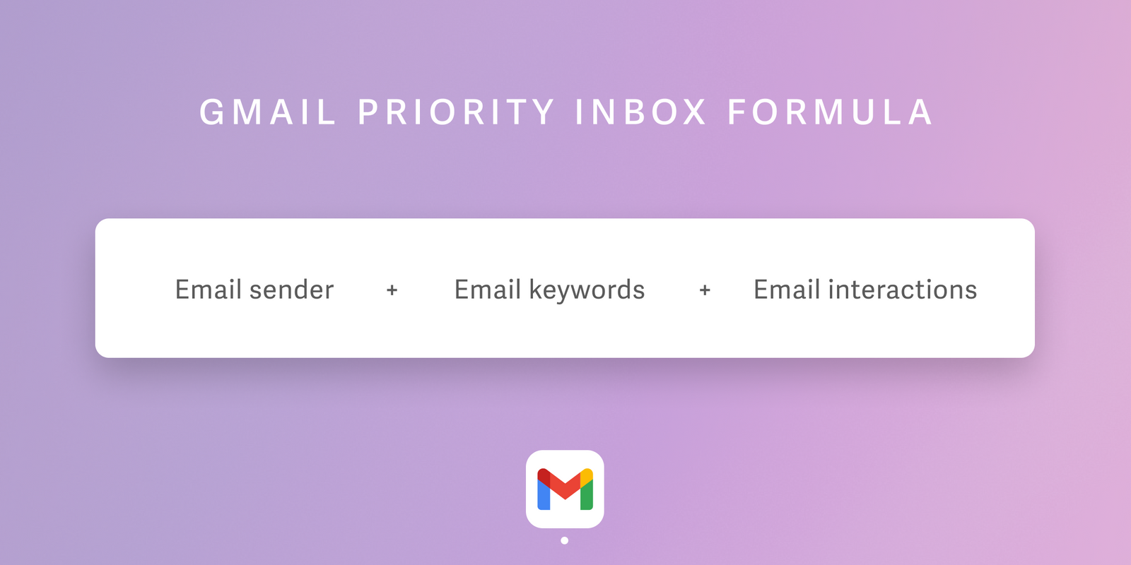 Why Gmail's Priority Inbox doesn't go far enough