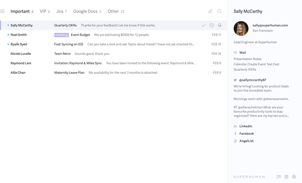 Split Inbox: how to speed up your email with Superhuman triage